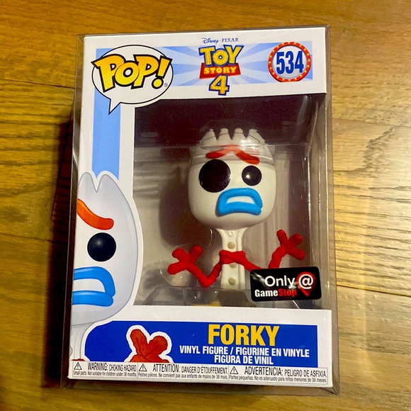 Funko | Other | Funko Pop Disney Toy Story 4 Forky Game Stop Exclusive | Poshmark
